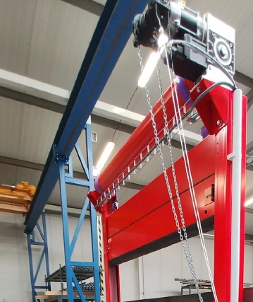 Overhead Retractable Drop Down Flood Barrier